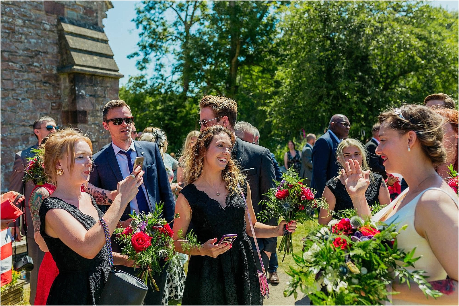 Wedding at St. Michael's Church & Tintern Abbey // Wales