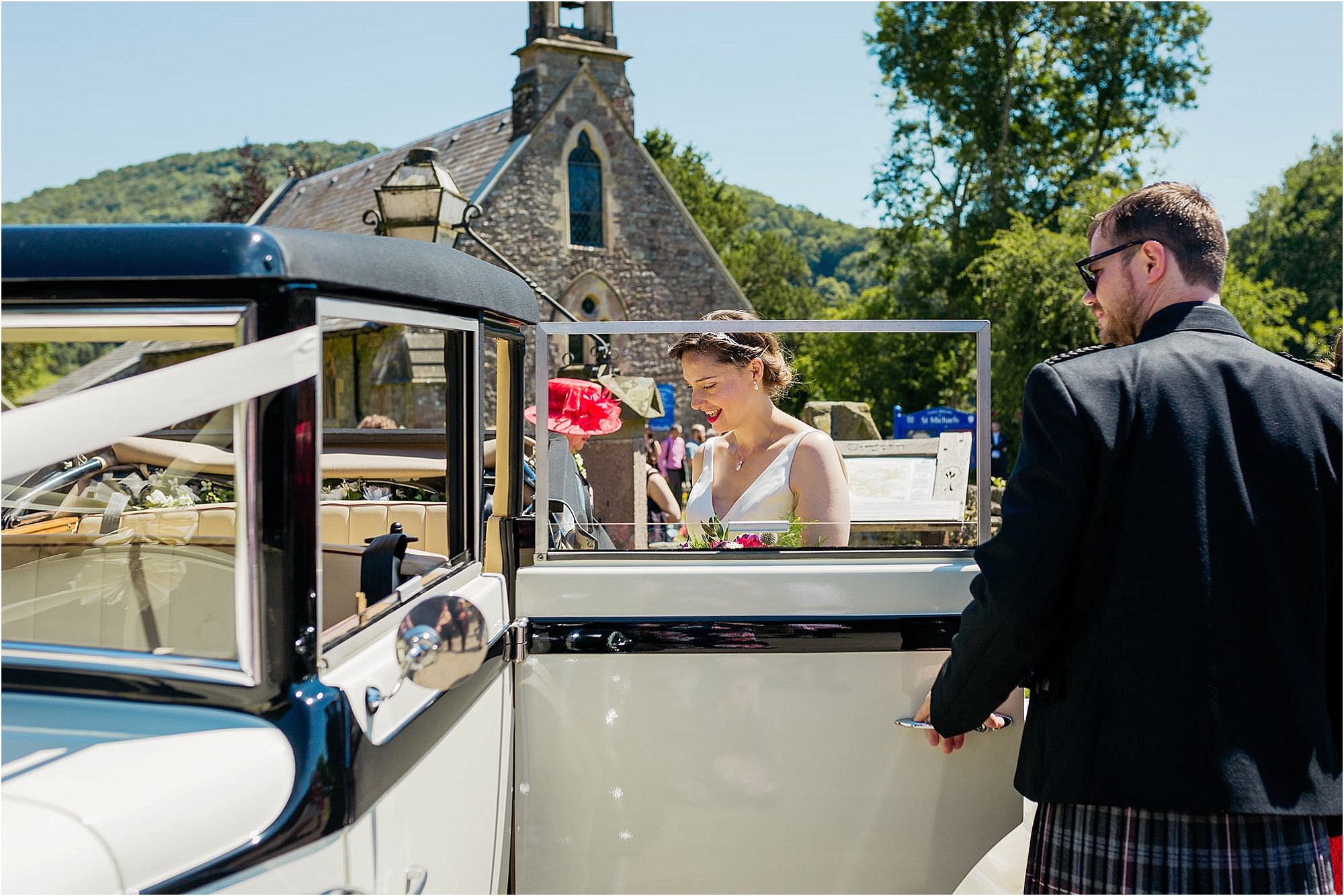 Wedding at St. Michael's Church & Tintern Abbey // Wales