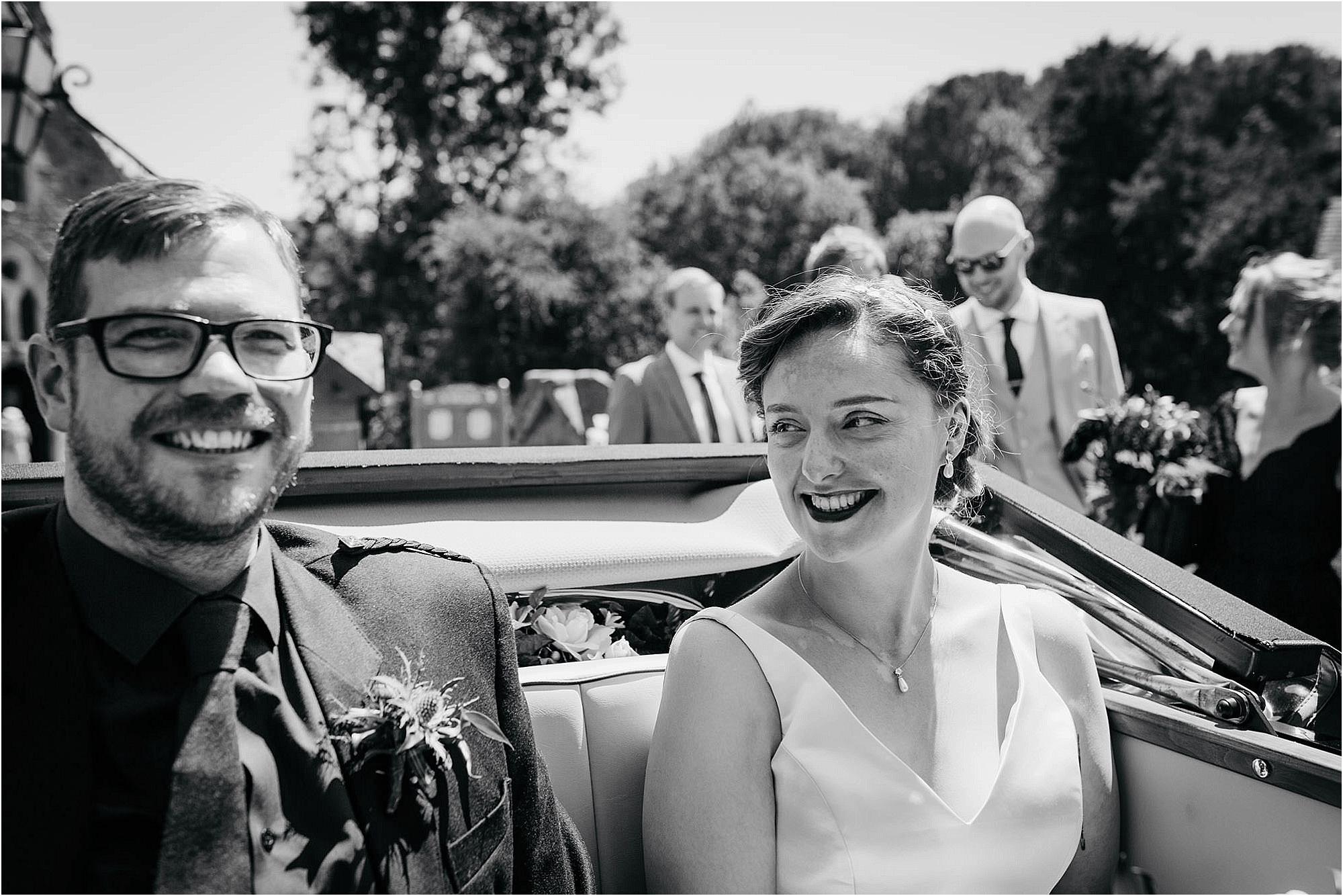 Wedding at St. Michael's Church & Tintern Abbey // Wales